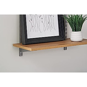 Rubbermaid 12"x24" Decorative Board, Golden Oak, Adjustable Shelf, Wood for Home/Garage Storage/Shelving