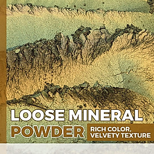 Concrete Minerals MultiChrome Eyeshadow, Intense Color Shifting, Longer-Lasting With No Creasing, 100% Vegan and Cruelty Free, 1.5 Grams Loose Mineral Powder (Playground Twist)