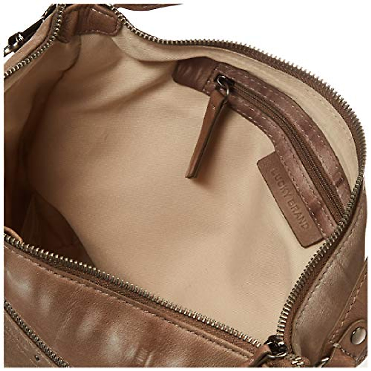 Lucky Brand womens Faye Shoulder Bucket Bag, Fawn Tie Dye, Medium US