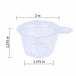XIPEGPA 150 Pack 40ml Urine Cups Plastic Disposable Easy to Collect Urine Specimen Cups for Pregnancy Test/Ovulation Test/pH Test (Transparent)