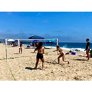 Sandy Pickle | Portable Beach & Grass Pickleball Set | Takes Pickleball Off The Hardcourt Puts IT ON The Beach, in The Park, & ON Your OWN Grass!