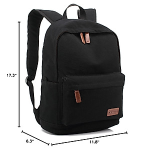 KAYOND Casual Style Lightweight canvas Laptop Bag/ Durable Travel backpacks /Rucksack for Men&Women/Fashion Backpack Fits 15 inch Notebook (Brown)