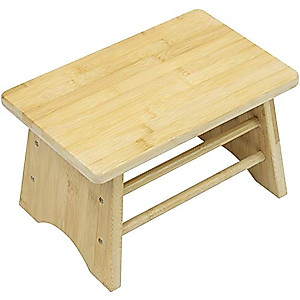 Sorbus Bamboo Step Stool - Great Foot Rest & Potty Training Stool for Kids Toddlers, Adults, Kitchen, Bathroom, etc