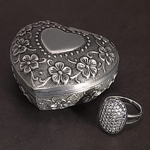 Genuine 925 Sterling Silver Twilight Women's Ring Micro Pavé Zircon Ring with a Jewelry Heart Box, Breaking Dawn Bella Swan engagement ring (7)