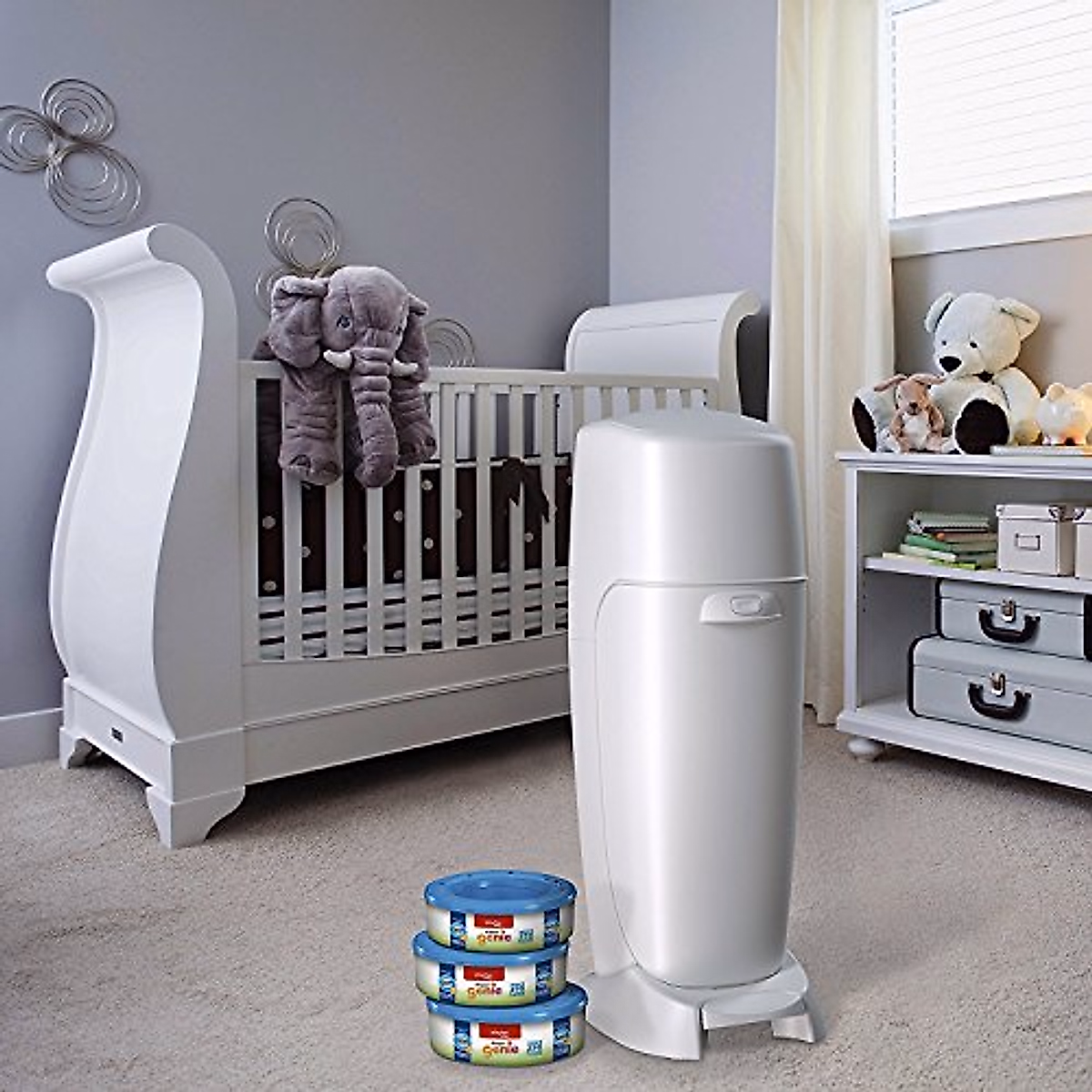 Playtex Diaper Genie Refills for Diaper Genie Diaper Pails - Holds Up to 270 Diapers