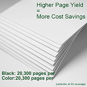 WERLIKE C792X2KG C792X2CG C792X2MG C792X2YG Toner Cartridge - 4 Pack (1BK+1C+1M+1Y) Compatible C792 Toner Cartridge Replacement for Lexmark C792de C792dhe C792dte C792e Printer