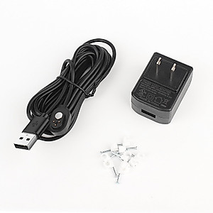 Charging Cable for Arlo Ultra/Ultra 2/Pro 3/Pro 4, Weatherproof Outdoor Magnetic Power Cable with Quick Charge Adapter, 30 Feet Black (NOT Compatible with Arlo Essential Spotlight)