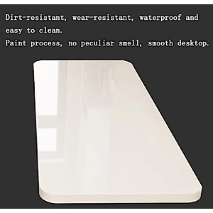 CYGJSYEA Laundry Folding Table - Wooden Wall-Mounted with Heavy-Duty Bracket, Stable and Durable for Kitchen, Laundry Room & Restaurant Use - White, (70x40cm/27.5in x 15.7in)