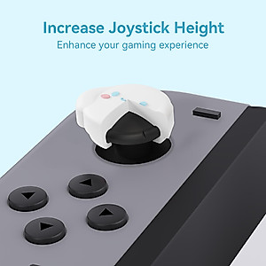 Yocore Switch Thumb Grip Caps,Soft Silicone Thumb Grips,Analog Soft Silicone Joystick Caps Stick Caps for Switch/OLED/Switch Lite,4 Pcs-DEG