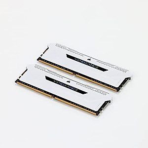 Corsair Vengeance RGB Pro SL 16GB (2x8GB) DDR4 3200 (PC4-25600) C16 1.35V Desktop Memory - White (CMH16GX4M2E3200C16W)