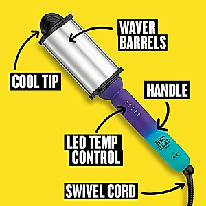 Bed Head Surf’s Up Waver | Relaxed Beachy Waves | Multicolored| 2 Inch Barrels