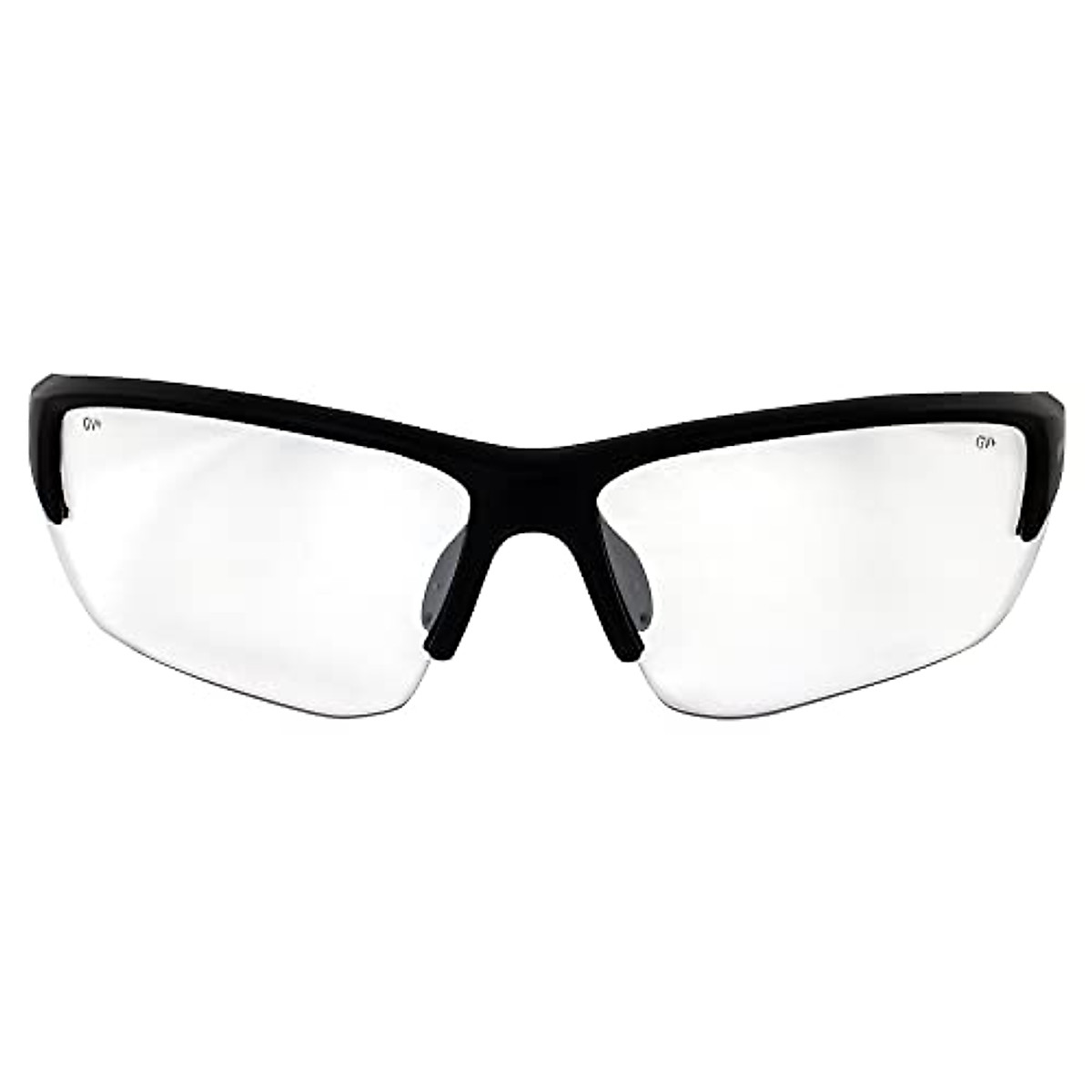 Global Vision Hercules 7 24-Hour Transitional Clear to Smoke Lens Safety Sunglasses Photochromic (Black)