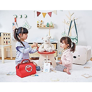 Tender Leaf Toys - Toadstool - Adorable Colorful Solid Wood Stool for Kids Age 3+