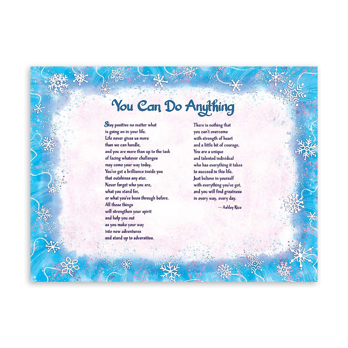 Blue Mountain Arts 2021 Calendar "You Can Do Anything / Words to Remember as You Follow Your Dreams" 9 x 12 in. 12-Month Hanging Wall Calendar of Monthly Reminders to Help You Reach