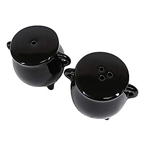 "Home Décor Accents" Halloween Witching Hour Witch Magic Cauldrons Salt N Pepper Shakers - Home Accents 33-kl1-9016