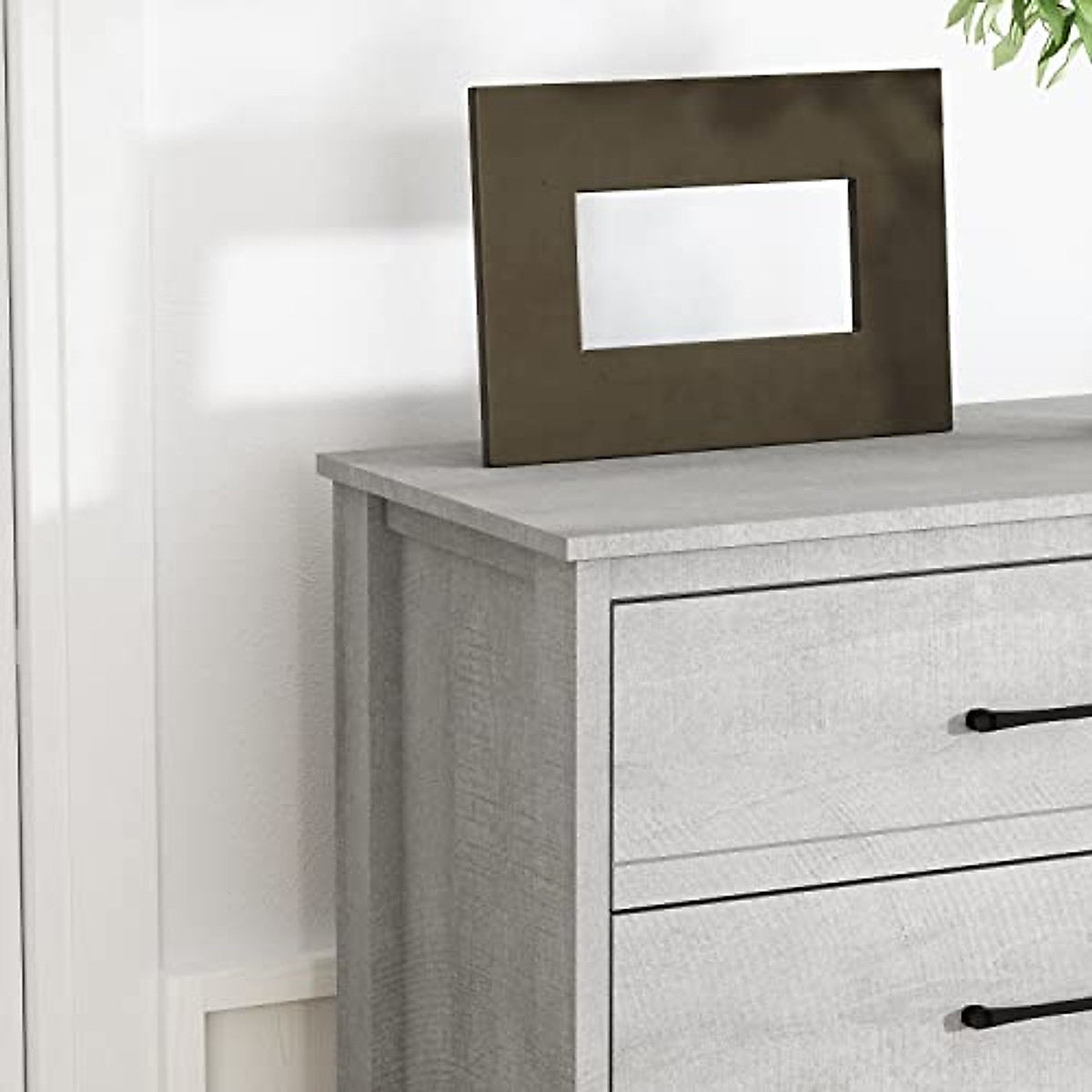 Galano Kellie 5 Drawer Dresser - Dressers - Dressers & Chest of Drawers - Dresser for Bedroom - Dresser Organizer - Tall Dresser - Wood Dresser - Ultra Fast Assembly - Dusty Grey Oak
