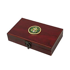 US Army Gift Set | Playing Cards & Dice | Army Rank Insignia Cards | US Army Gifts | Disabled Veteran Owned Business | Army Card & Dice Set