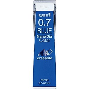 Uni Mechanical Pencil, Lead Nano Dia Color, 0.7mm, Blue (U07202NDC.33)