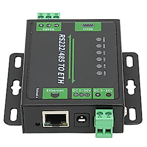 GUPE Industrial RS232485 to ETH, RS232RS485 to Ethernet Converter MDIMDIX Ethernet Interface 32bit ARM Processor Low Power for Computer Accessories