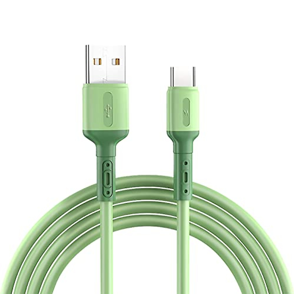 BGNTBUK 713 2m Silicone Data Cable Mobile Phone Color Fast Charging Line Liquid Soft Plastic Flash Charging Cable Suitable for Tpye C Charging Port Hyper Cable