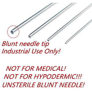 Precision Applications of Glue, 3ml 5ml Syringes and Blunt Tip Needles(14 15 16 18 19 20 21 22 23 25 Ga), for Liquid Measuring, Craft Paint, Epoxy Resin, Oil or Adhesives Applicator