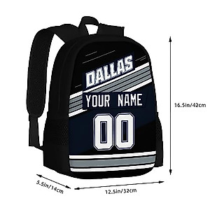 KREDE Dallas Backpack Personalized Bags for Men Women Gifts