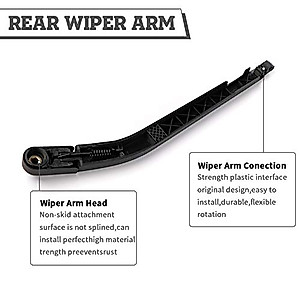 Rear Wiper Arm Blade Nut Set Replacement for Toyota 4Runner 2003-2009,Rear Wiper Cover Accessories Assembly, Wiper Cap Set for Back Windshield Window 852413531