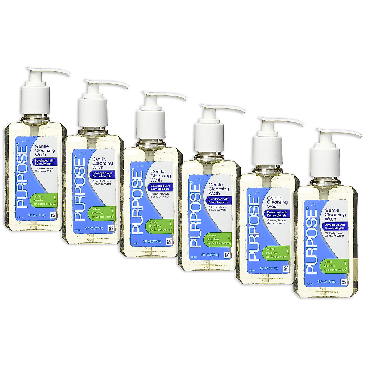 Purpose Gentle Cleansing Wash, 6 oz (Pack of 6)