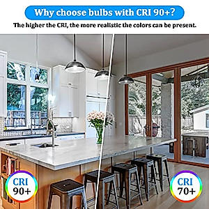 Odnora Dimmable E26 LED Bulbs 60W Equivalent 6W 850 Lumens Vintage LED Edison Bulbs, ST58 5000K Daylight White Edison Light Bulbs, Antique LED Filament Bulb with Clear Glass, 4 Packs