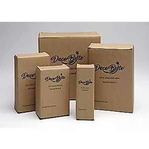 DecoBrite Incandescent 69ft (21m) 300 ct Christmas String Lights Clear with Green Wire, Indoor Outdoor Christmas Lights Decorations for Tree, Patio, Garden（300 Clear Bulbs with Green Wire