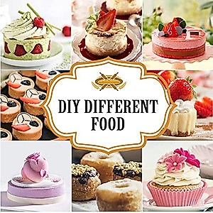 La chat 4 PCS Candy Mold, Silicone Oreo Cookie Mold/Chocolate molds for Candy, Cookies, Oreos, mini Soap, Cupcake, Pudding, Jello, Muffin, BPA Free and Non-Stick Cylinder Baking molds