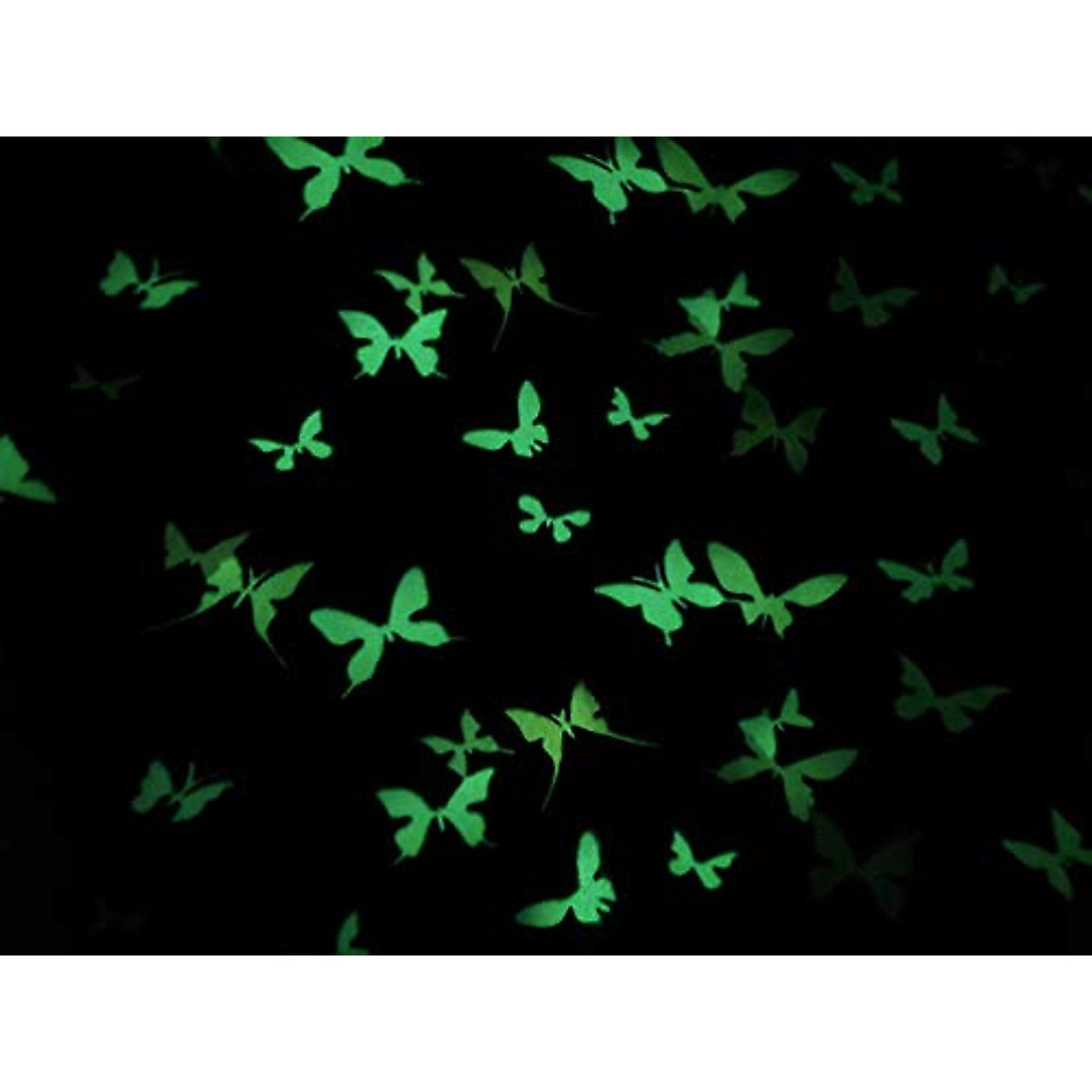 GramVine Glow in Dark Throw Blanket Butterfly Pattern All Season Fleece Blanket Soft Warm Bed Couch Blanket Perfect Gifting for Kids Adults