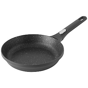 Berghoff GEM Non-Stick Cast Aluminum Frying Pan 10" 1.8 qt. Stay-Cool Detachable Handle Ferno-Green PFOA-Free Induction Cooktop Fast Heating Oven Safe