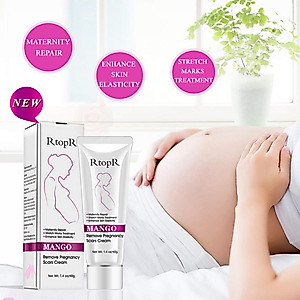 6pcs Scars Removal Cream, Mango Remove Pregnancy Scars Cream Stretches Marks Treatment Maternity Repair Firming Skin