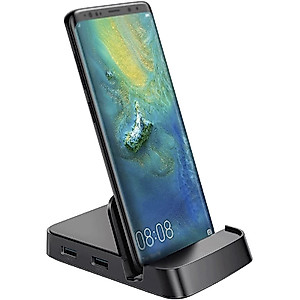 Feilx Ultra-Slim Data USB Hub, 7 in 1 USB Type C Hub Docking Station USB-C to HDMI USB 3.0 HUB SD TF Card PD Adapter