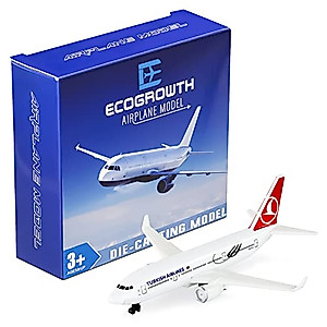 EcoGrowth Model Planes Turkey Airplane Model Airplane Toy Plane Aircraft Model for Collection & Gifts