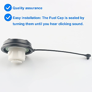 Gas Cap, Fuel Cap GT283, 10372246 Compatible with Chevy Buick Pontiac Saturn - 2005-2010 Cobalt G6, 2005-2009 Equinox, 2006-2010 HHR, 2006-2013 Impala, 2004-2012 Malibu, 2005-2008 Grand Prix, More