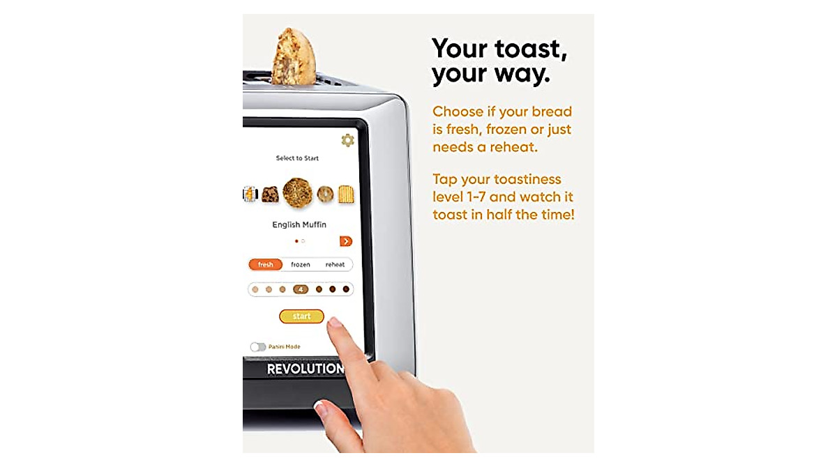 Revolution R180S Touchscreen Toaster - Smart Kitchen Upgrade