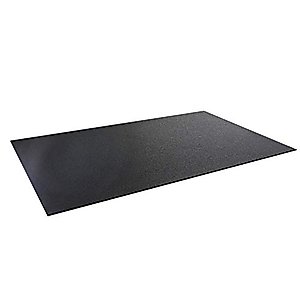 Rubber King Fitness Mat - 3' x 6' x 5mm - A Premium Durable Low Odor Exercise Mat Indoor/Outdoor - Black