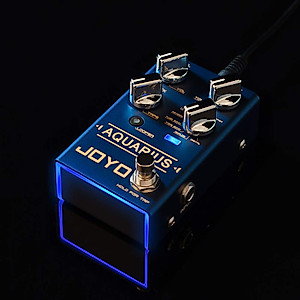 JOYO R-13 XVI Octave Pedal Bundle with R-07 Aquarius Digital Delay Pedal for Electric Guitar
