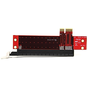 StarTech.com PCI Express X1 to X16 Low Profile Slot Extension Adapter - PCIe x1 to x16 Adapter, TAA (PEX1TO162)