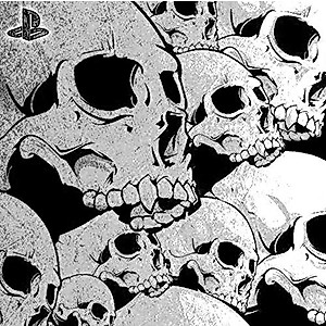 Skin Ps4 SLIM - SKULL DEATH - limited edition DECAL COVER ADESIVA Playstation 4 Slim SONY BUNDLE