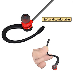 HYS G Shape Radio Earpiece for Motorola Talkabout T605 Two-Way Radio, Walkie Talkie Headset with in-line PTT for Talkabout T465 T800 T260TP T600 T200TP T402 FRS Two-Way Radio, 3pcs Earphone