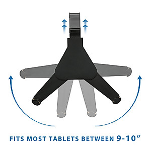 Mount-It! Universal Tablet Wall Mount for iPad | Kitchen Tablet Wall Mount | Tablet Stand for iPad, Galaxy Tab, Fire & 8.9-10.4 Inch Tablets (MI-1401)