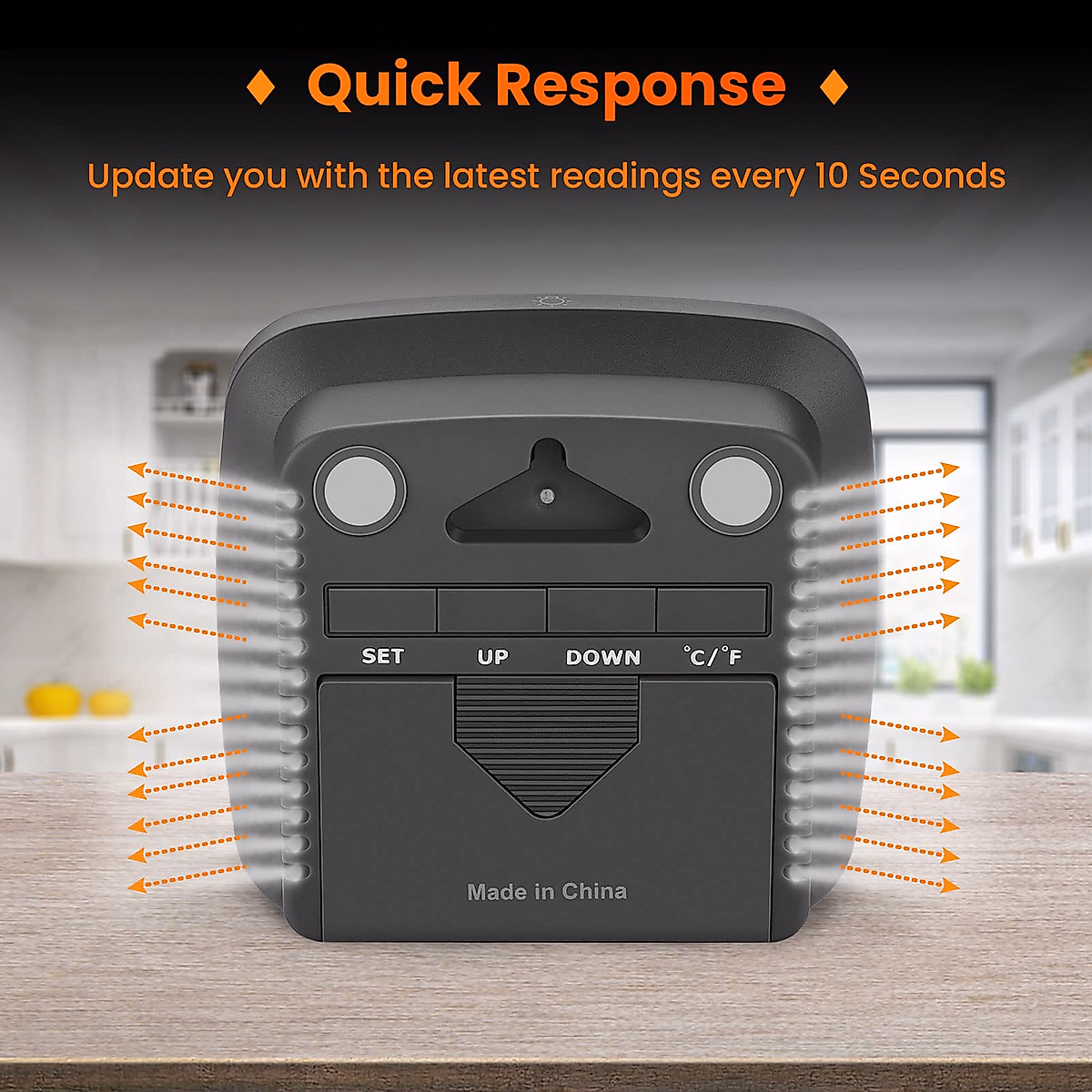 SMARTRO SC42 Professional Digital Hygrometer Indoor Thermometer Room Humidity Gauge & Pro Accuracy Calibration