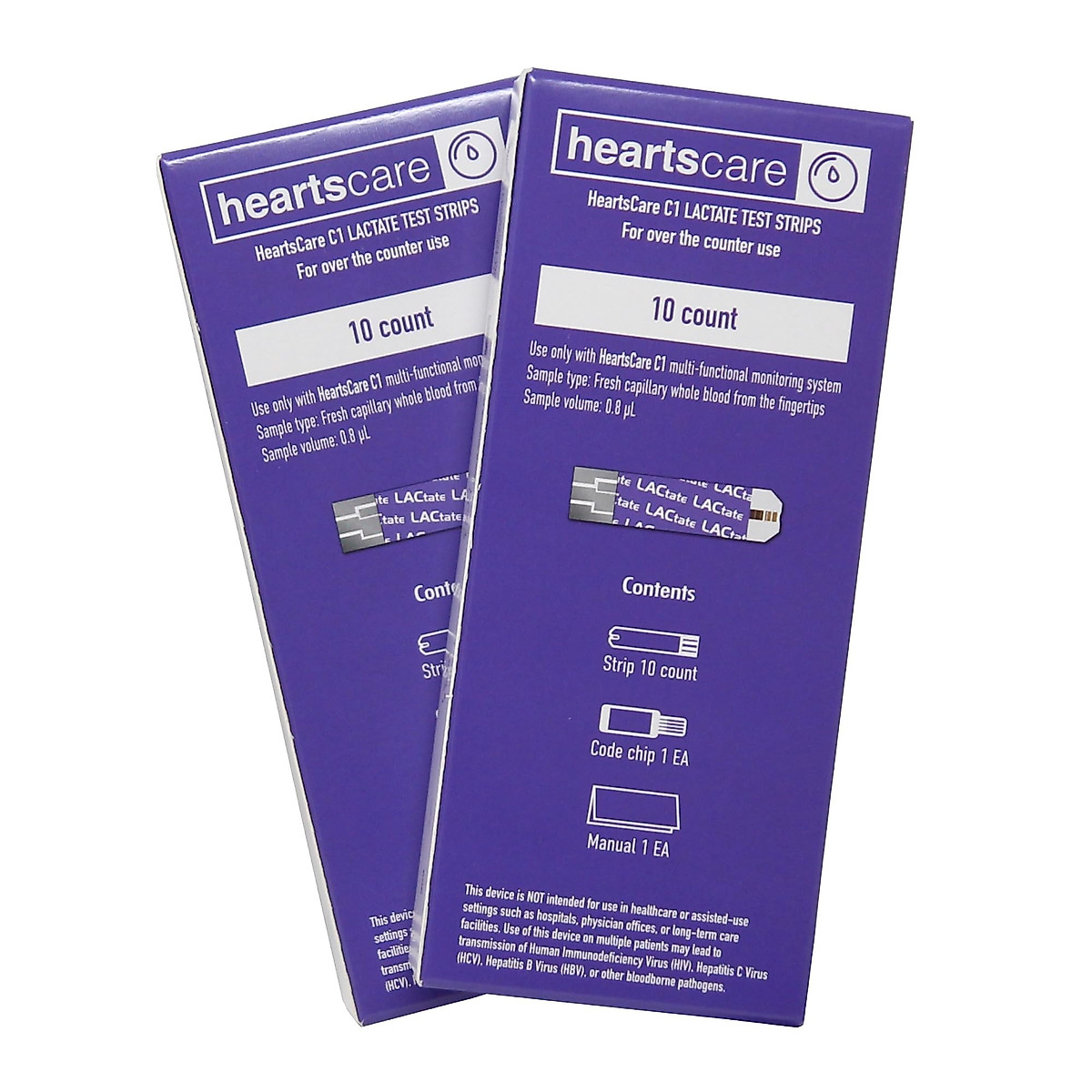 HeartsCare Lactate 20 Strips
