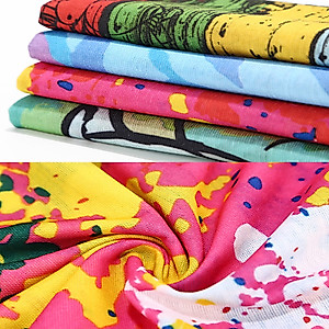 30PCS Neck Gaiters Scarf Head Wrap Headwear Balaclava Face Mask Sun Bandanas for Women Men Running,Cycling,Fishing (Multicolor)