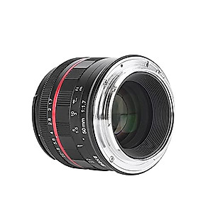 Meike 50mm F1.7 Full Frame Large Aperture Manual Focus Lens for Panasonic Lumix Sigma Leica L-Mount Mirrorless Camera Such as S1, S1R,S1H, S5, FP…