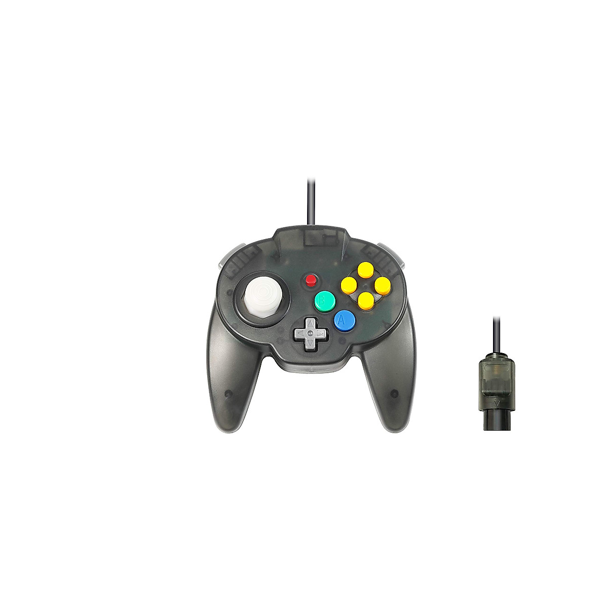 Warrior 64 Wired Controller for Original Nintendo 64 N64 Console (Black)
