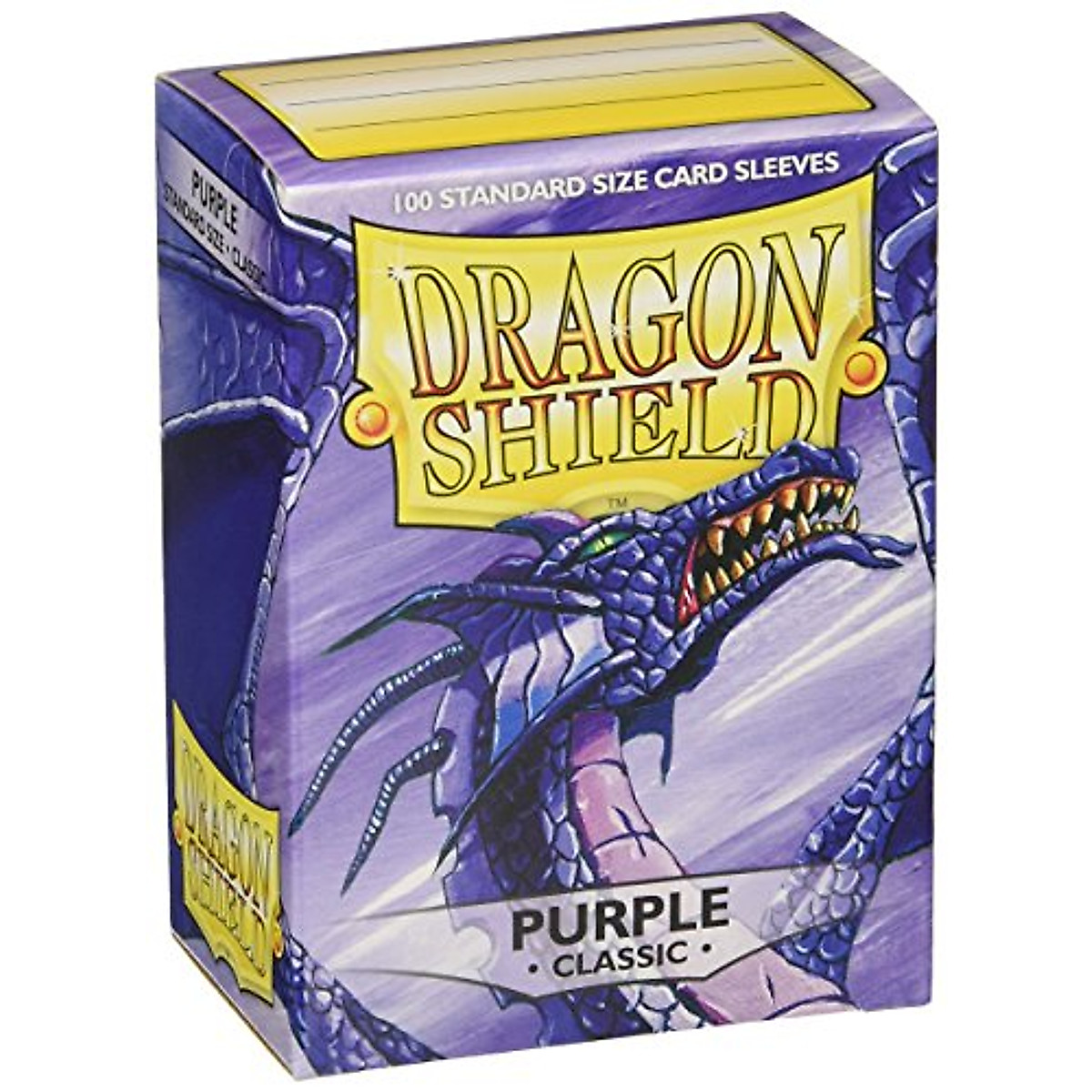 Fantasy Flight Games Dragon Shield ART10009 Classic Standard Size Sleeves 100pk-Purple